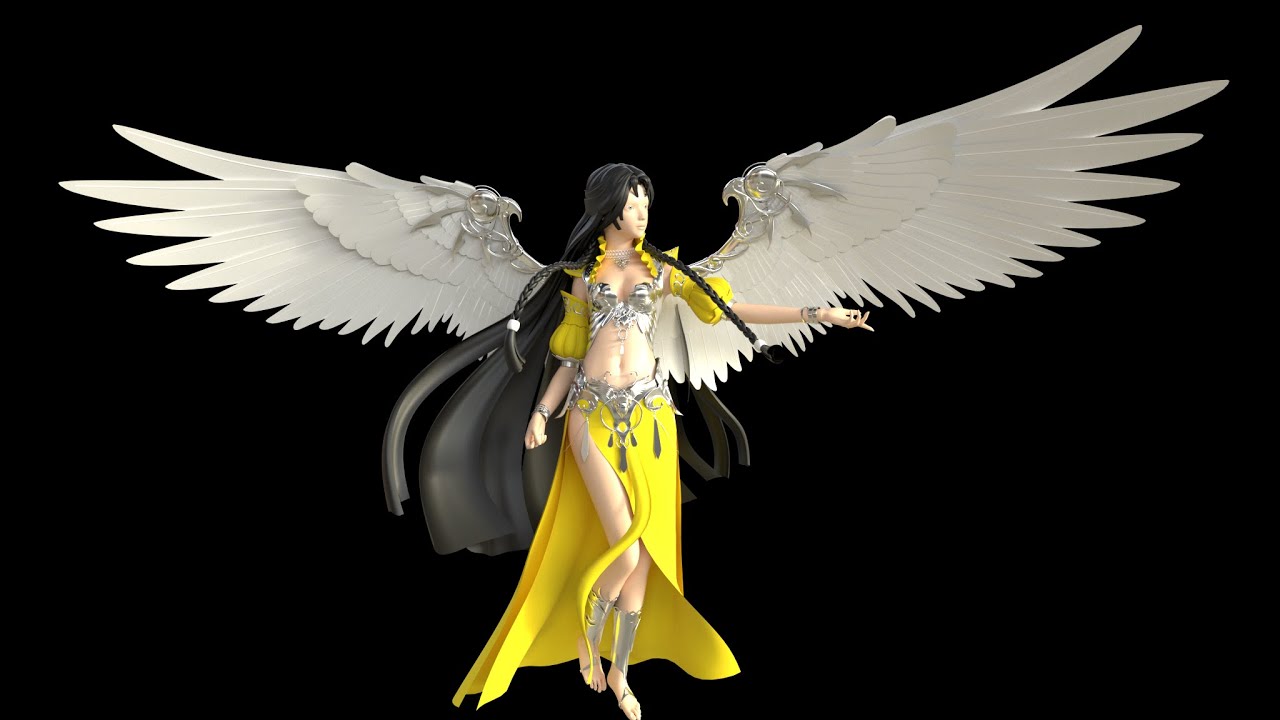 [Free3D] angel model