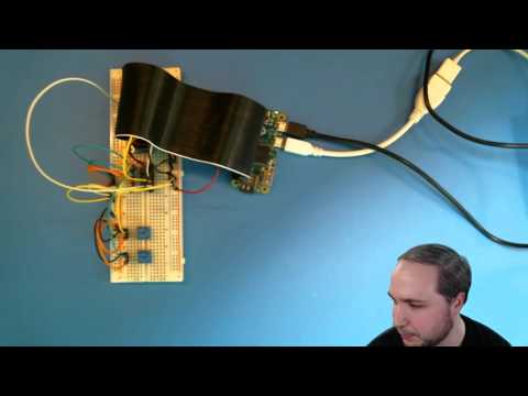Raspberry Pi MCP3008 Python Library with TonyD! @adafruit LIVE