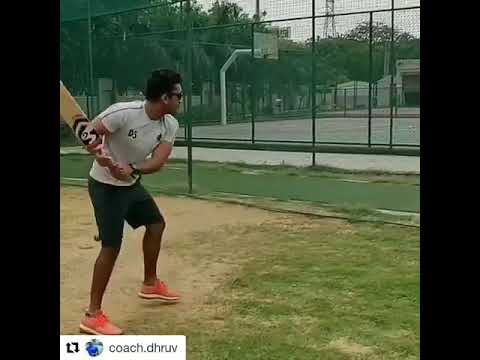 Coach Dhruv's bat swing drills for clean hitting