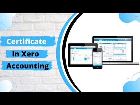 Certificate in Xero Accounting Course