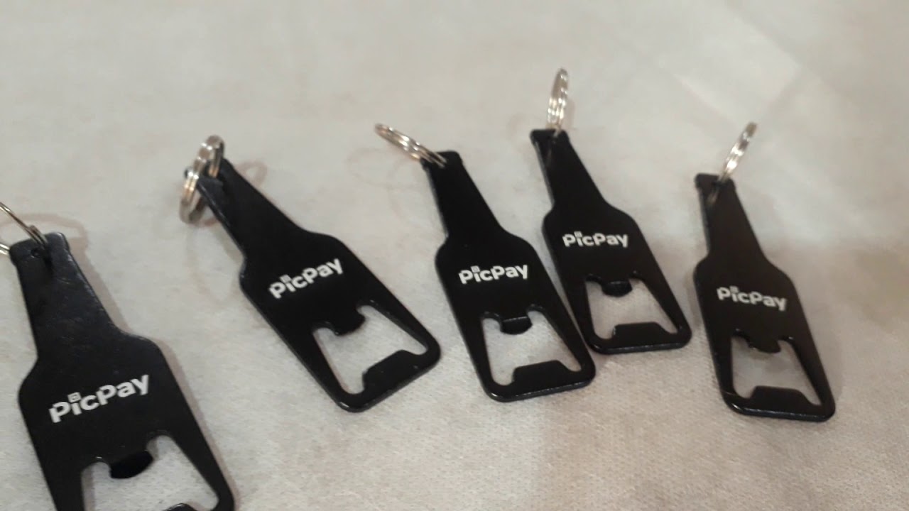 Chaveiro de Metal com Abridor de Garrafas Personalizado - Imperial Brindes