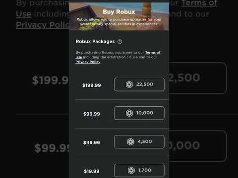 $200 Dollars robux 22,500 wow