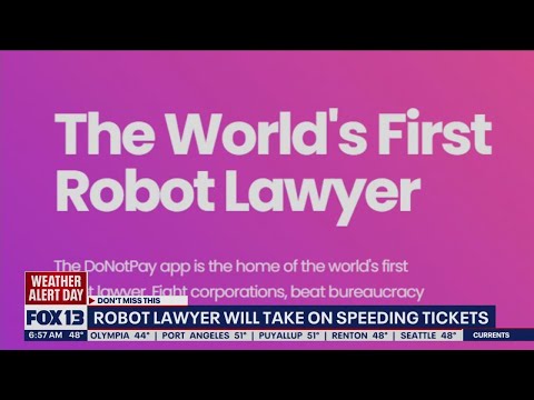 Robot lawyer will take on speeding tickets | FOX 13 Seattle