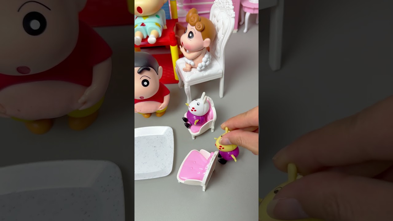 Satisfying with Unboxing & Review Peppa Pig Dinner Time with Shin #asmr #unboxing #peppapig #toys