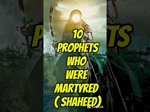 10 prophets shaheed #Prophets #Martyrs #IslamicHistory #Faith #Truth #Sacrifice #ProphetYahya