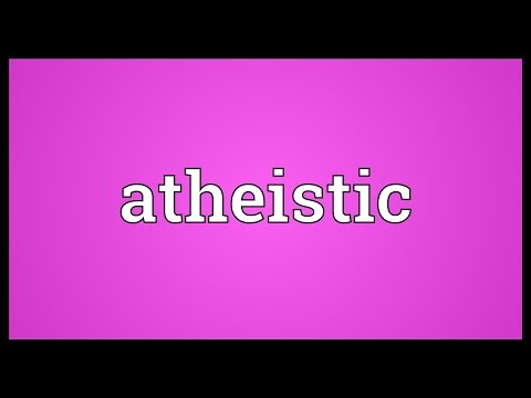 Atheistic Meaning