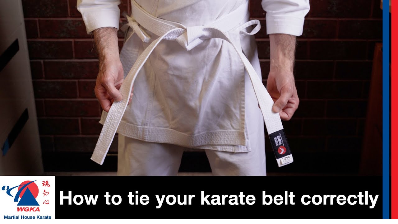 How To Tie Your Karate Belt Correctly