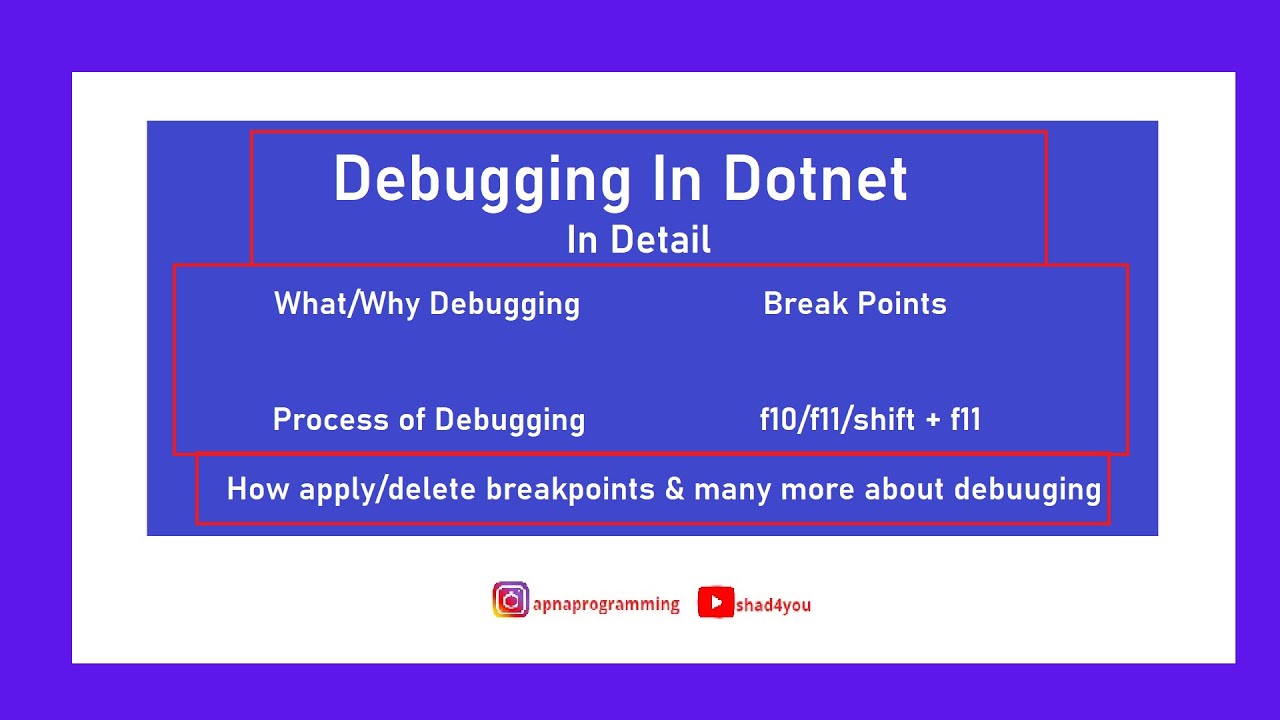 Debugging Dotnet | Debugging in C#| Debugging For Beginners| Break Points | By Dilshad Ashraf