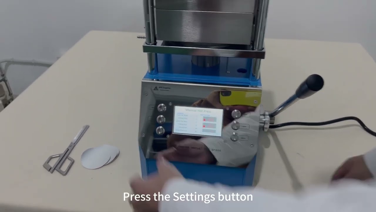 Operation of New Electric Lab Cold Isostatic Press (CIP)