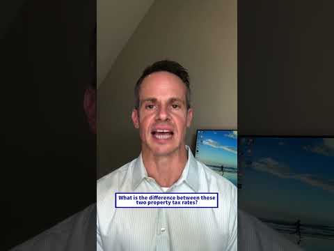 The difference between the homestead and non homestead property tax rates. #realestate #shorts