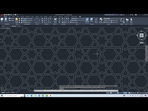 AutoCAD Arabic Islamic Style Pattern for CNC Router and Laser Cutting Jali - QasimCAD