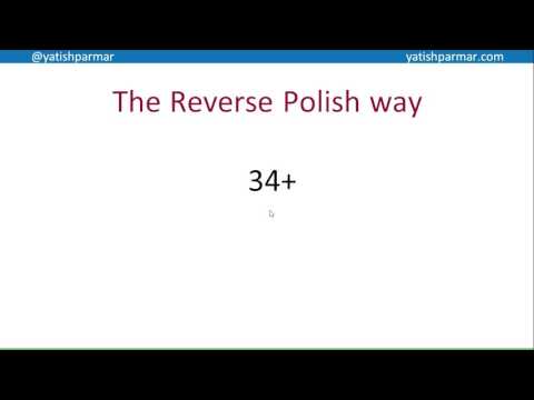 Infix and Postfix (Reverse Polish) - A Level Computer Science