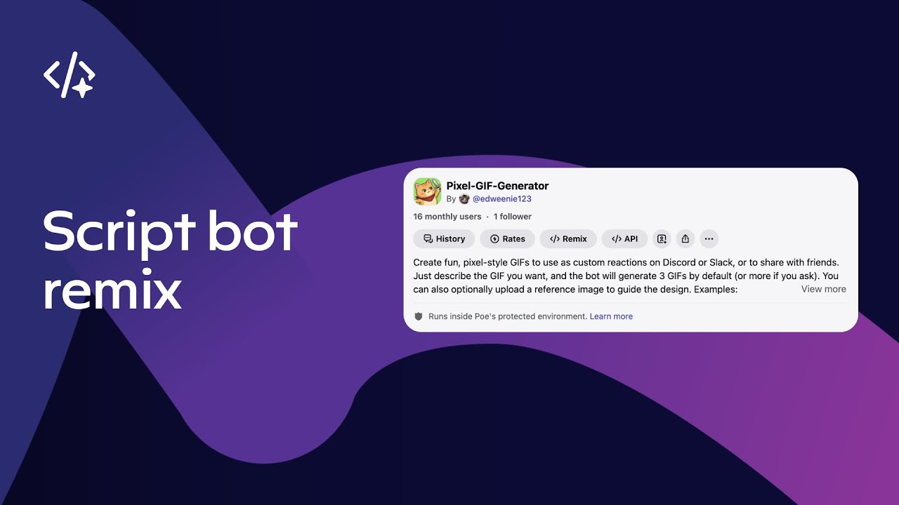 Script bot creator remix