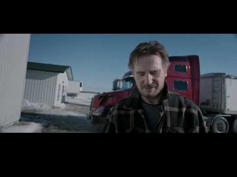 The Ice Road (2021) Liam Neeson knocks out guy