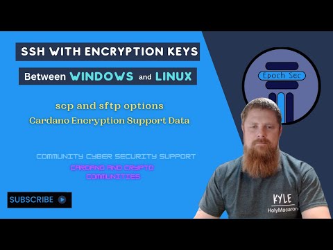 SSH with ENCRYPTION KEYS - Between WINDOWS and LINUX | Other Tools | CARDANO UPGRADE