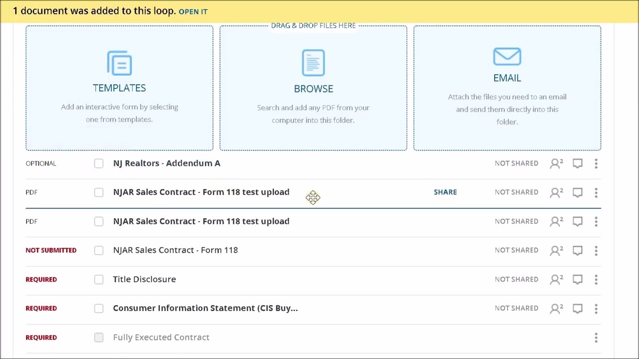 7  DotLoop 101   Add, Rearrange, Replace Documents in the Loop