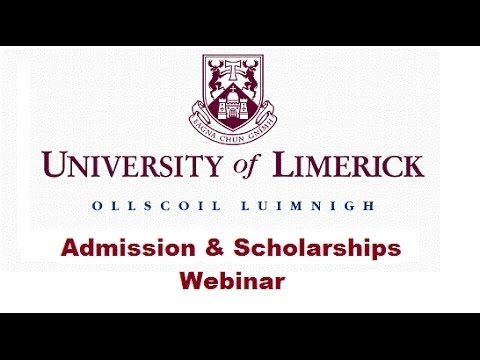 Admission and Scholarships Webinar by University of Limerick | Study in Ireland