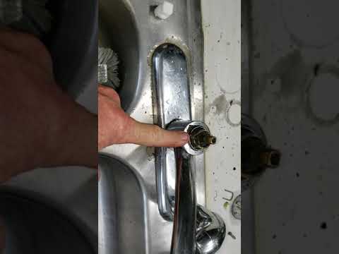 How to remove a stuck Moen Kitchen Faucet cartridge the easy way.