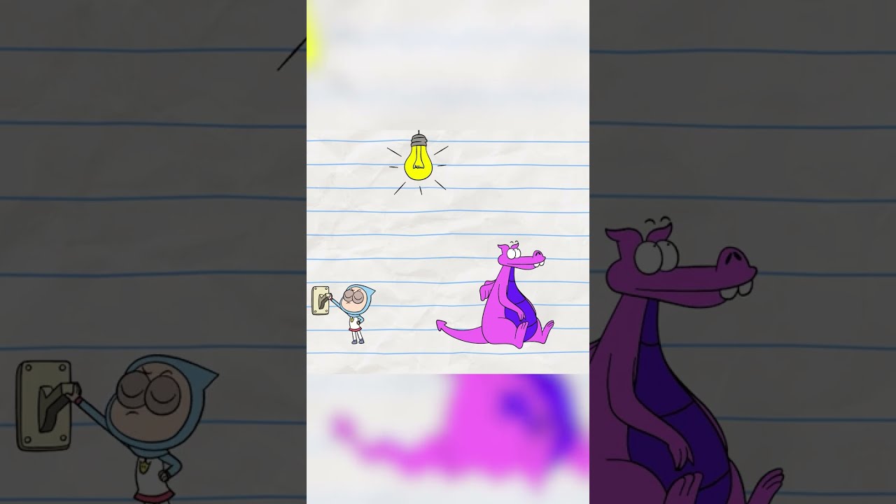 Monster In The Dark | (animation meme) #boyanddragon #ghost #shorts