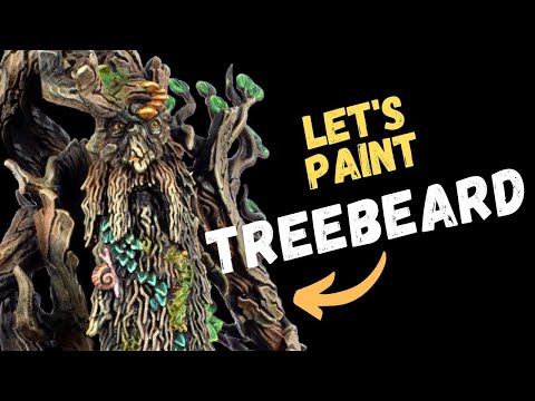 Treebeard: A Step-by-Step Guide to Painting the Iconic Lord of the Rings Character!