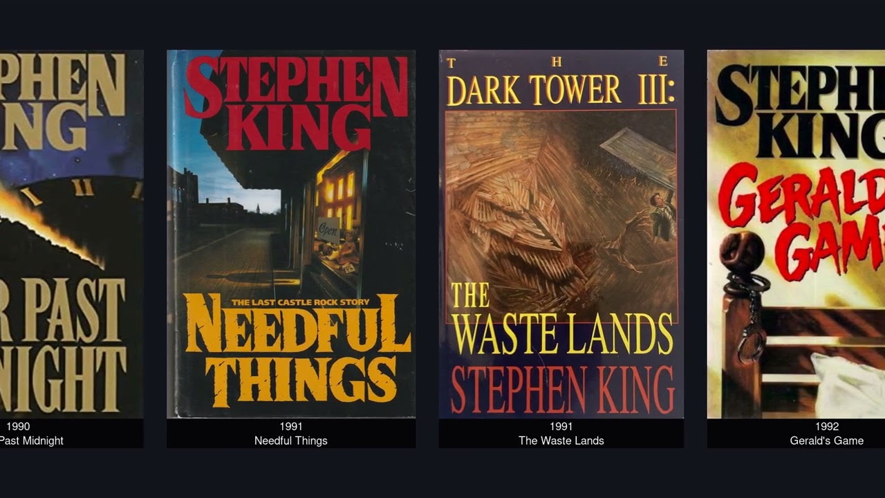 Stephen King First Editions – Complete Book Collection (85 Covers, 1974–2025)