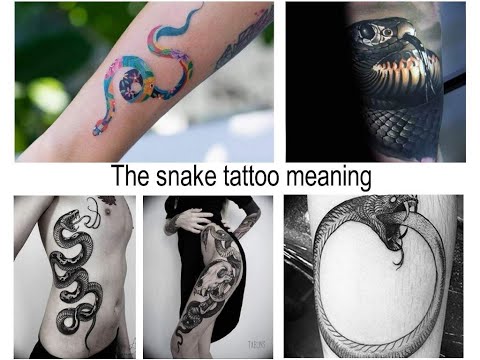 The snake tattoo meaning - features and photo examples for the site tattoovalue.net