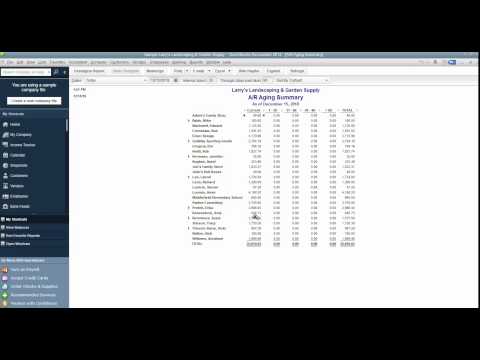 How to Pull AR and AP Aging Reports