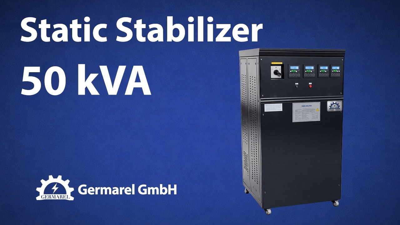 50kVA Static Voltage Stabilizer ST-GER Testing