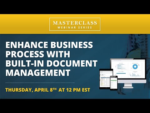 Jonas Masterclass Ep. 22: Enhance Business Process with Built-In Document Management​