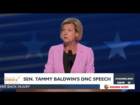 Reality Check: Fact-checking Sen. Tammy Baldwin's DNC speech