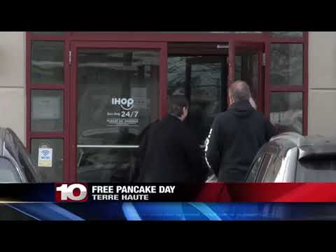 Free pancake day at IHOP