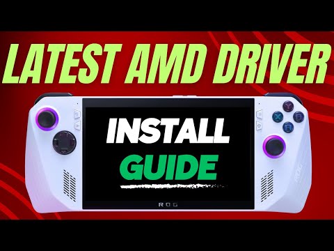 Installing AMD Graphics Drivers | ROG Ally