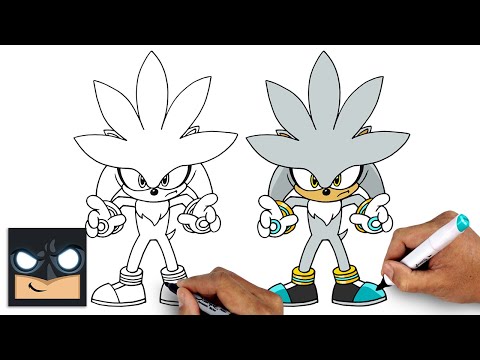 How To Draw Silver the Hedgehog | YouTube Studio Art Tutorial