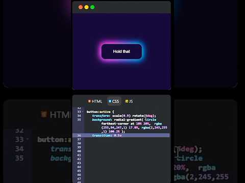How ro create a button and design with csss | html ful course | css ful course | HTML | CSS | JS