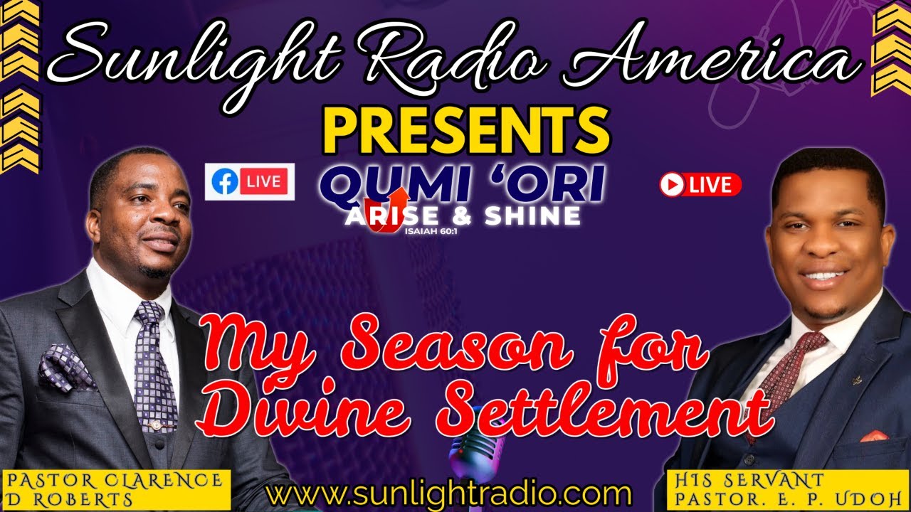 Welcome to Qumi 'Ori [Arise and Shine] - Hosted by Pastor Clarence D Roberts