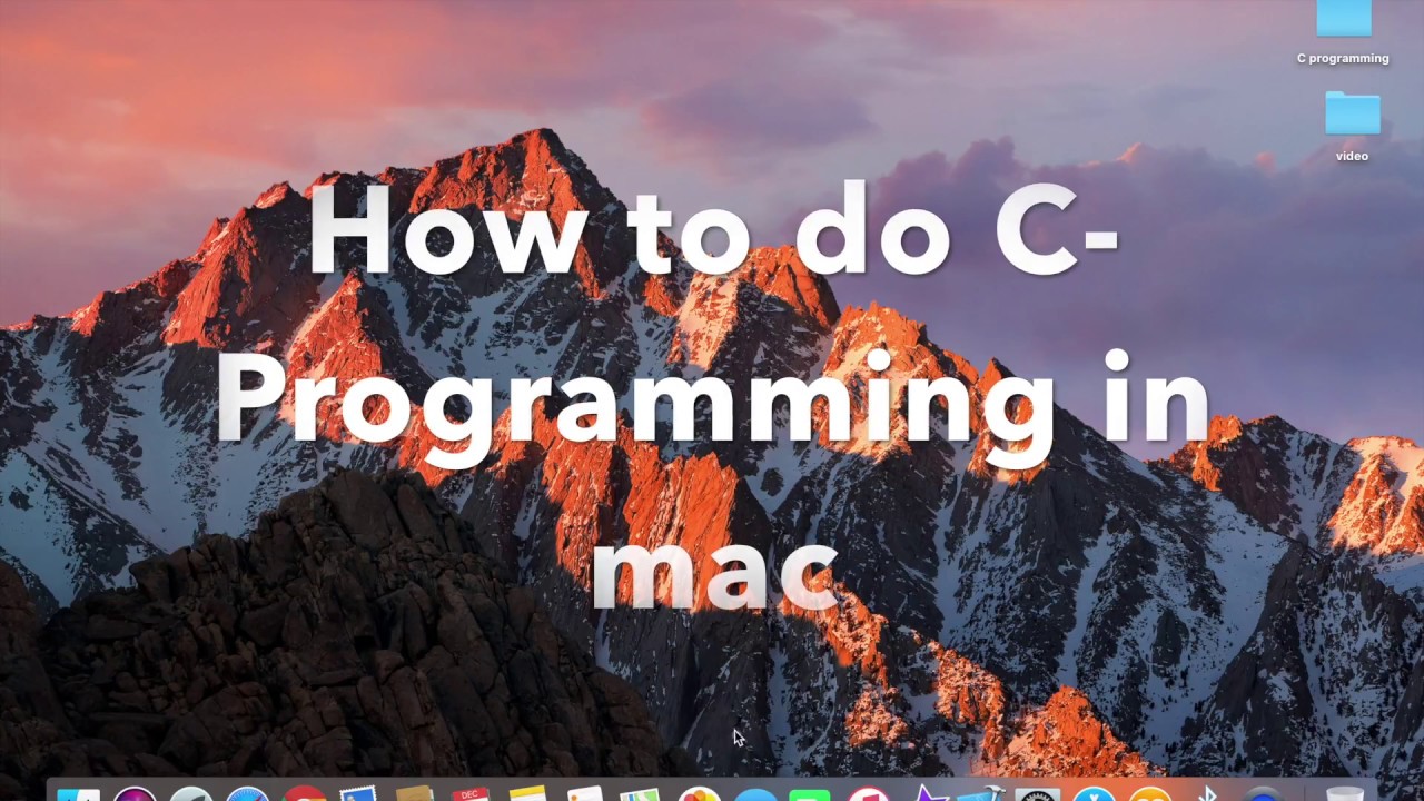 How to do C program in Mac by  Xcode !!!!