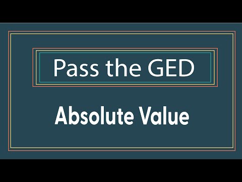 Absolute Value on the Math GED