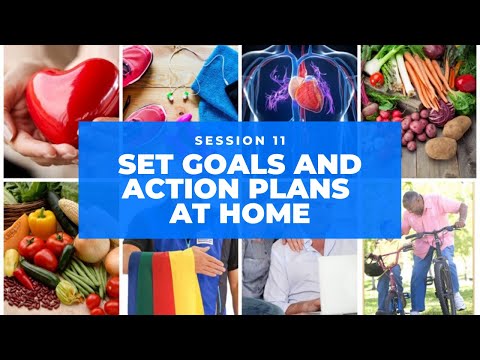 Set Goals and Action Plans at Home