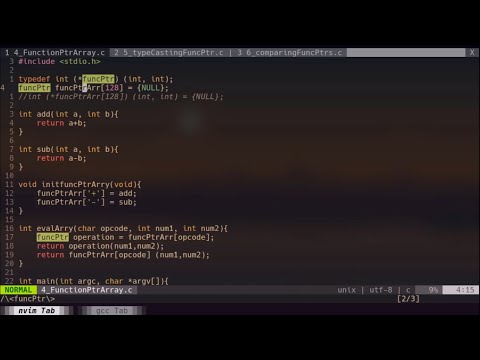 Array of Function pointers in C Explained (Advanced C Pointers)
