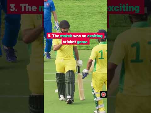 Cricket – Meaning, Synonyms & Sentences | Learn English Fast #shorts #englishlanguage