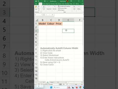 How to AutoFit in Excel | Excel Cells expand to fit text automatically - Excel Tips and Tricks