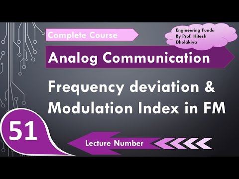 Frequency Deviation and Modulation Index of Frequency Modulation FM in Analog Communication