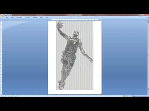 VBA 24-bit bitmap to ASCII