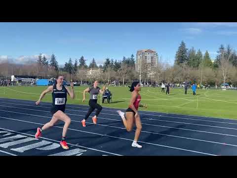2025 UBC women’s 200m heat 1