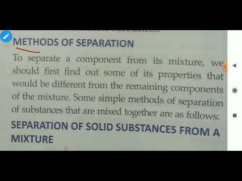 Methods of separation | Class-6 | Science | CBSE | Hand-picking |