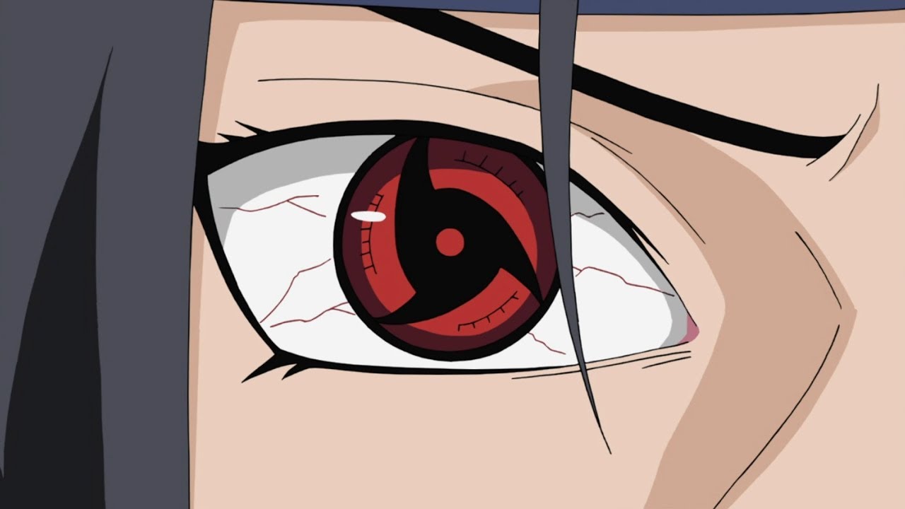 Uchiha Itachi activate the Mangekyou Sharingan