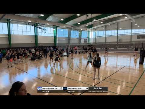 2025 NTI Volleyball Tournament | Skyline 15 Royal Yun vs TAV 15 Black Josh | Set 2