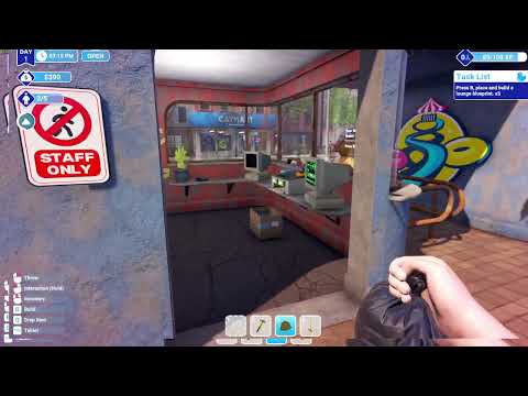Waterpark Simulator demo EP1First Look Starting out 🔔👍🚉