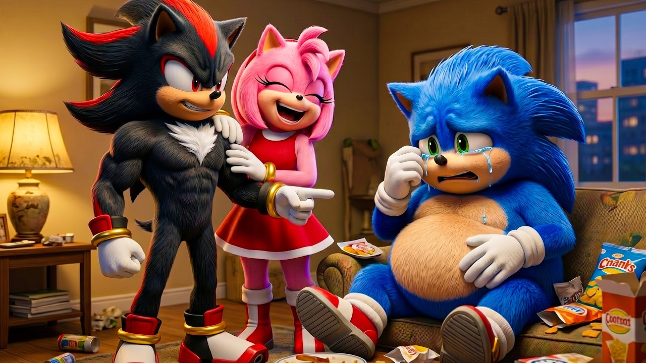 Sonic Gets Humiliated by Amy and Shadow 😢 l Pliers|Sonic The Hedgehog 3 Animation