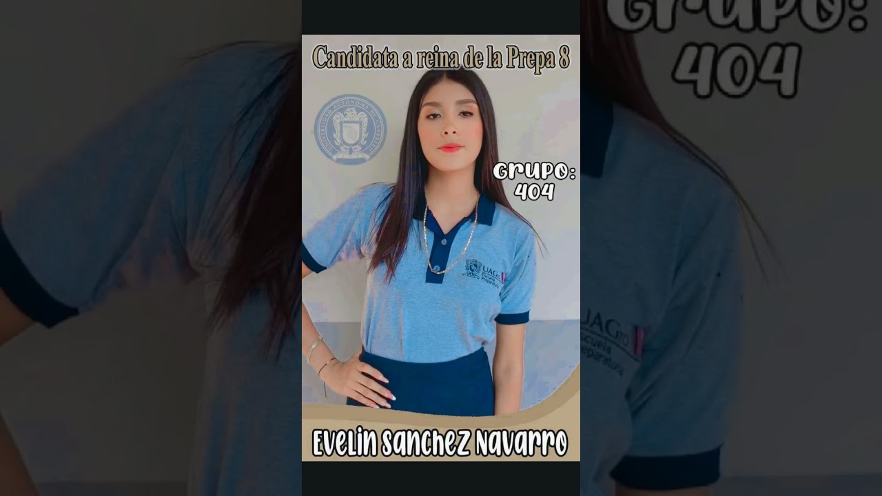Les presentamos a las 5 alumnas que están participando como CANDIDATAS A REINA DE LA PREPA 8 2024.